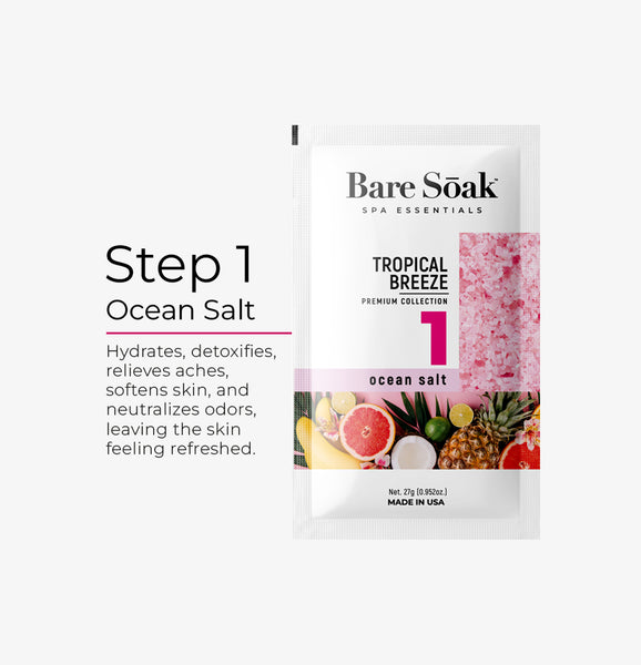 3 Steps Kit – Tropical Scent | Bare Soak Spa Essentials